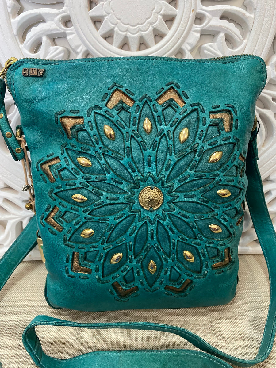 Kali Crossbody Bag - Teal – Berry Lush Designs